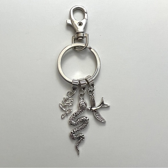 Unbranded | Jewelry | Songbirds And Snakes And Rose Purse Charm Key ...
